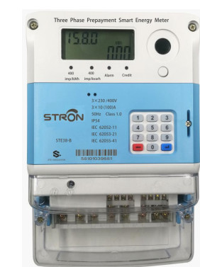 Three Phase IP40 Smart Electricity Meter With IEC Standard